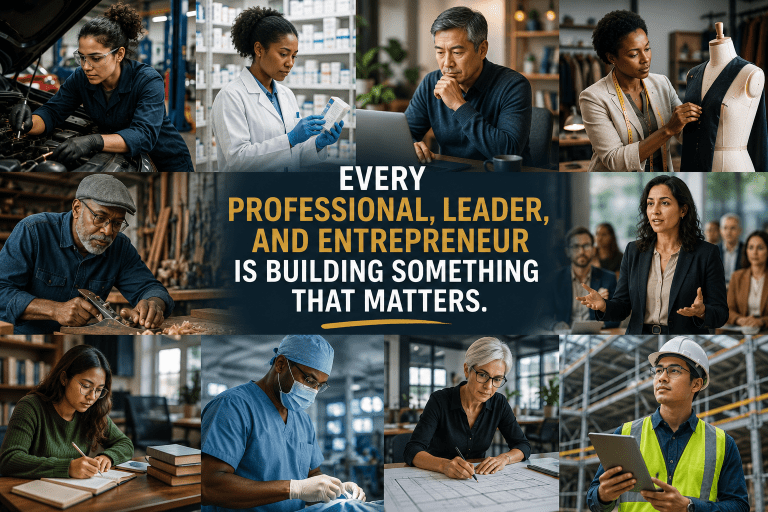 Every Professional, Leader, and Entrepreneur Is Building Something That ...